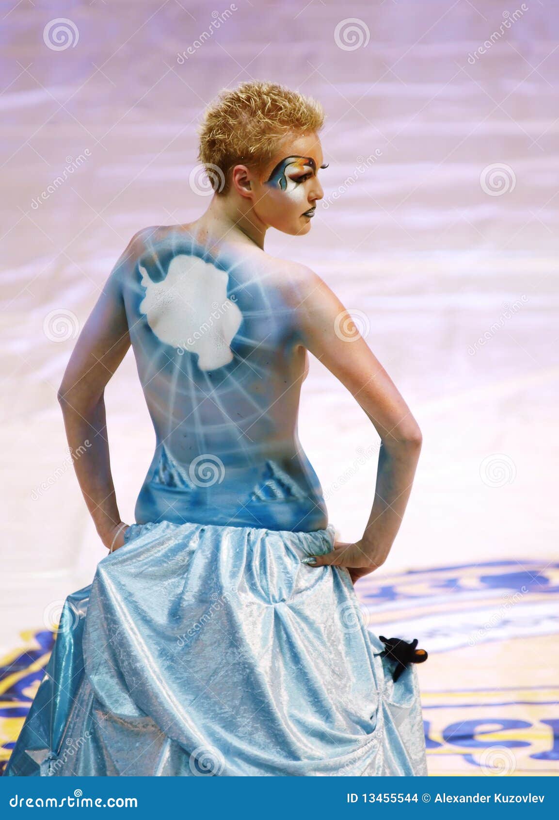 Model on podium editorial stock image. Image of person - 13455544