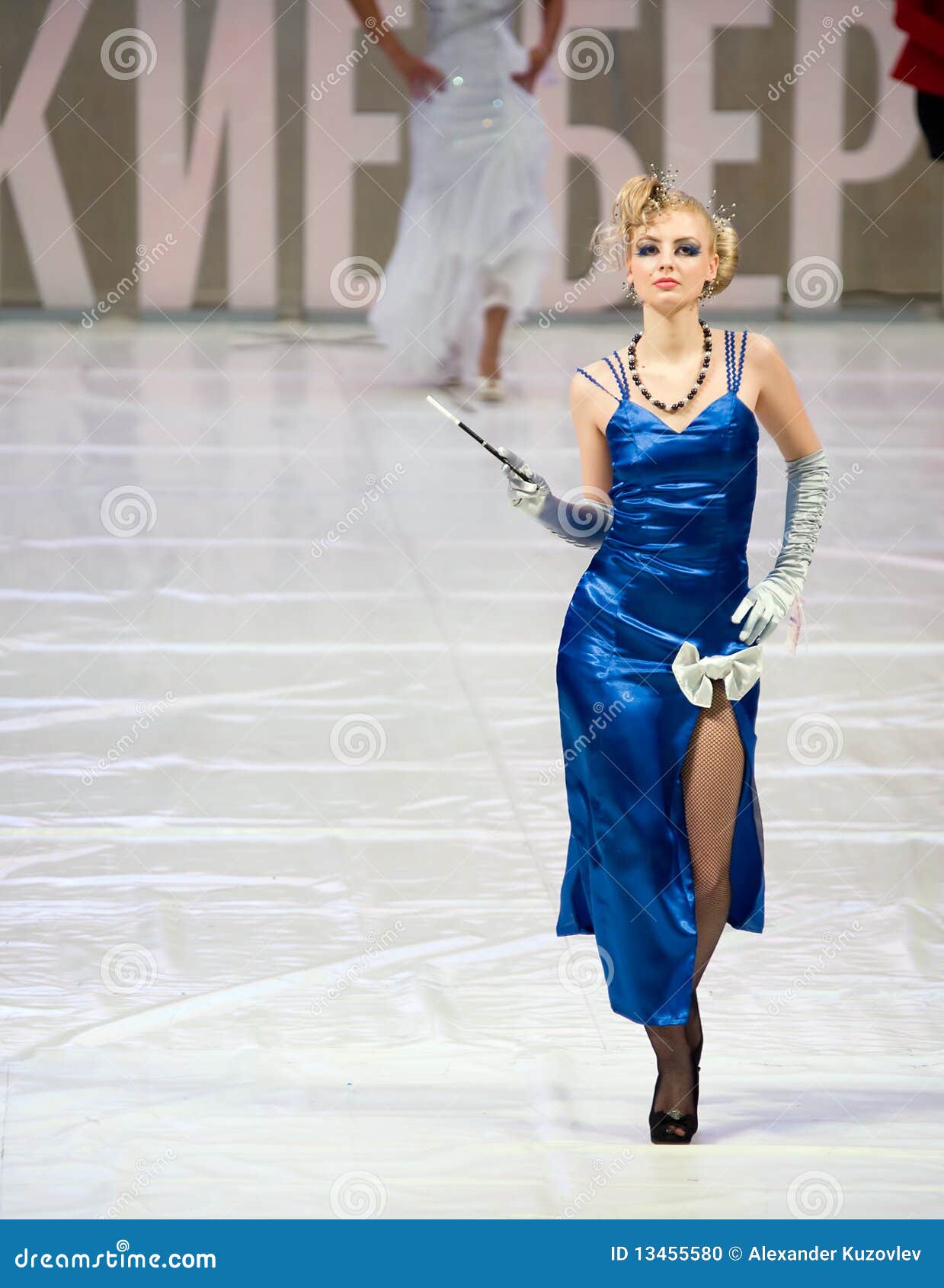 Model on podium editorial image. Image of caucasian, attractive - 13455580