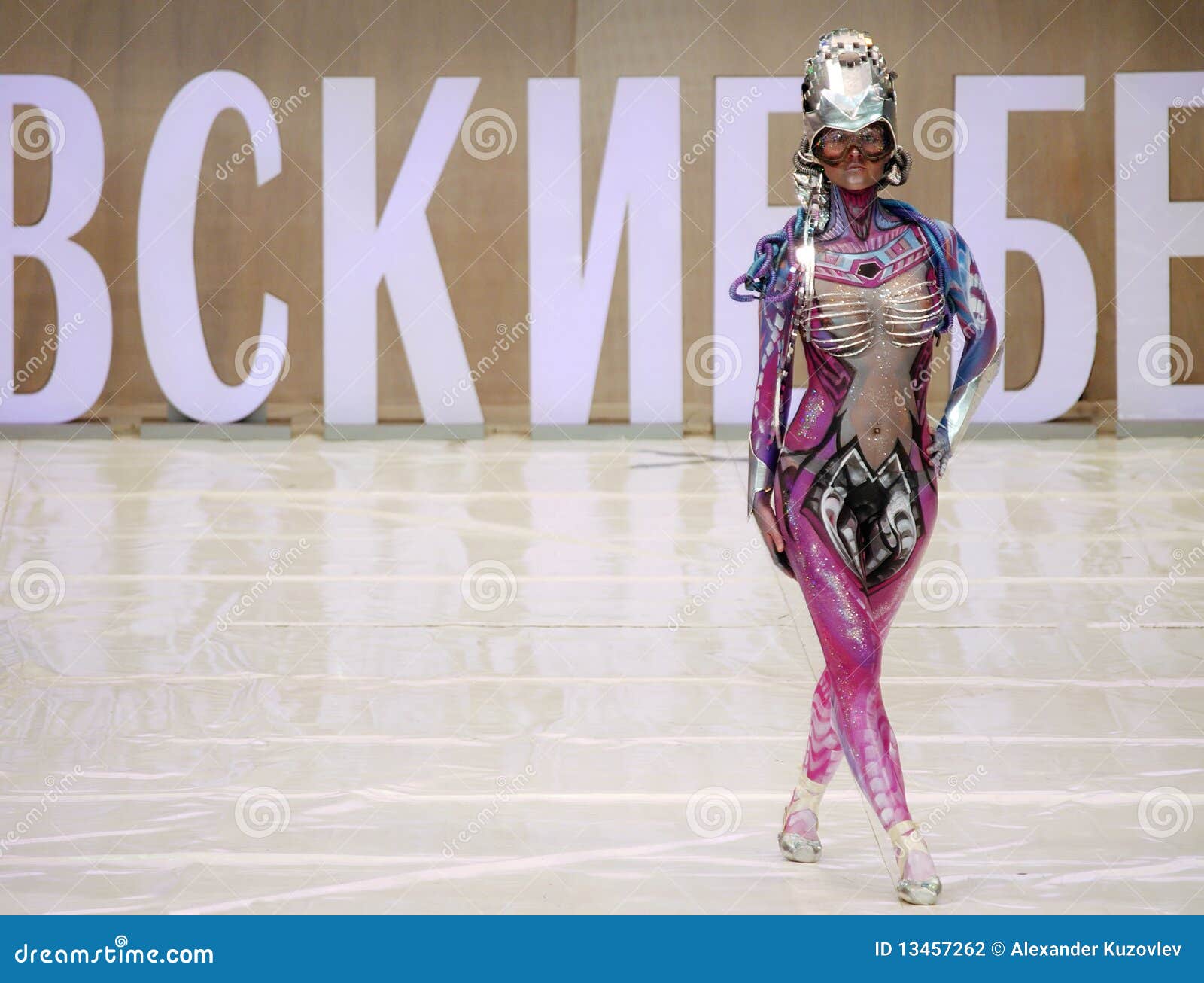 Model on podium editorial photography. Image of person - 13457262