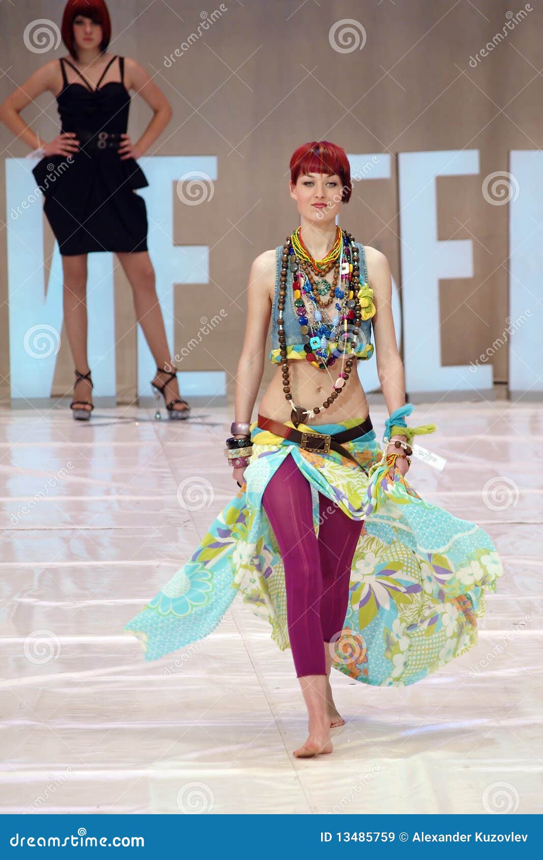 Model on podium editorial stock image. Image of festival - 13485759