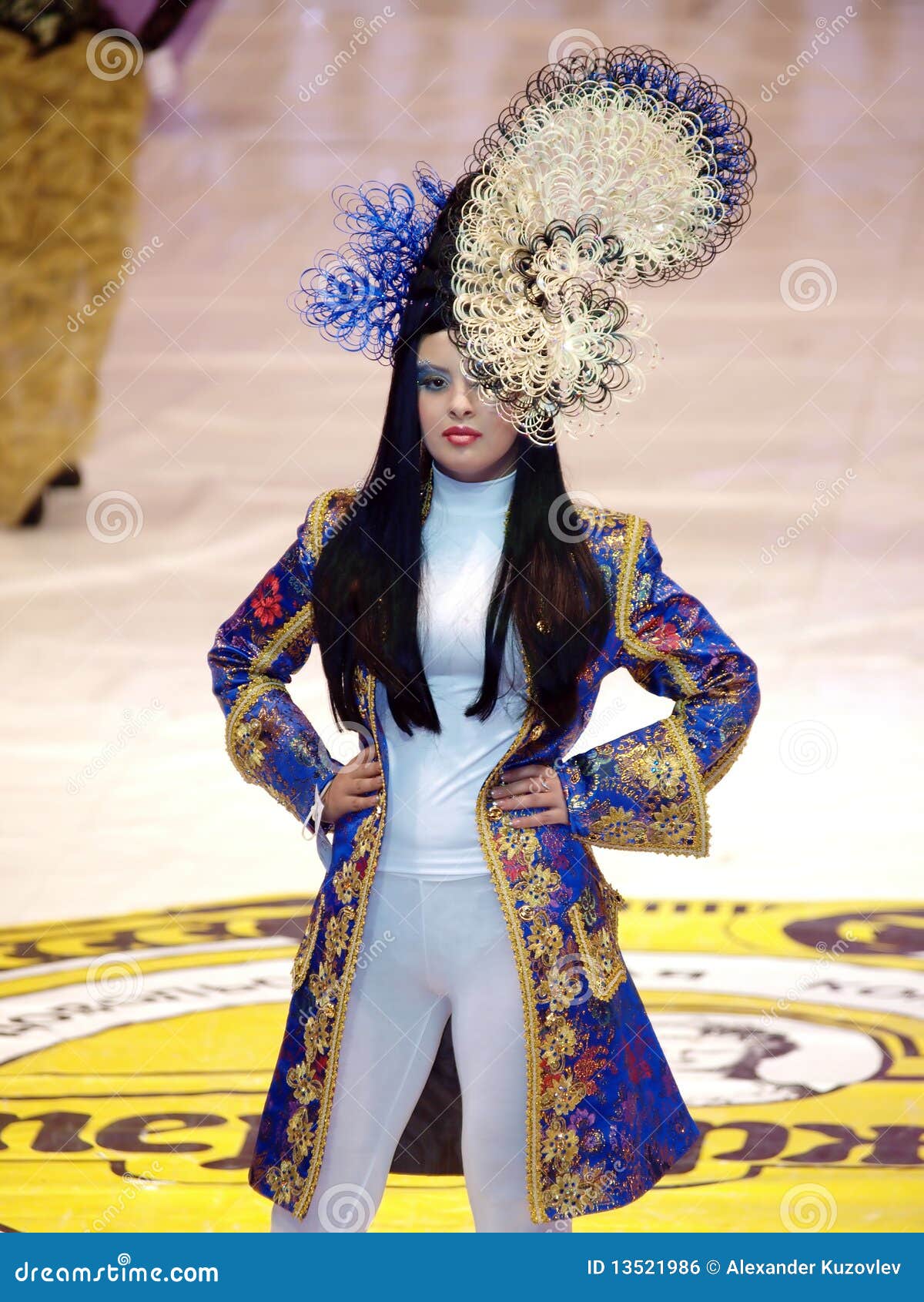 Model on podium editorial photo. Image of looking, people - 13521986