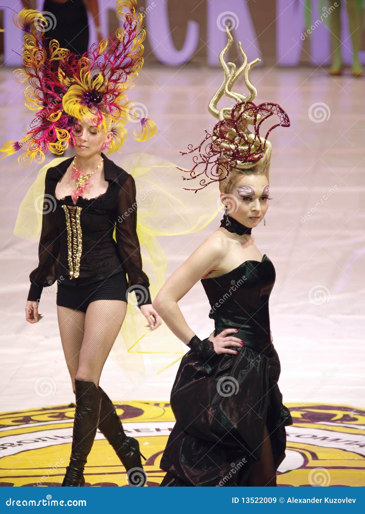 Model on podium editorial stock image. Image of beautiful - 13522009