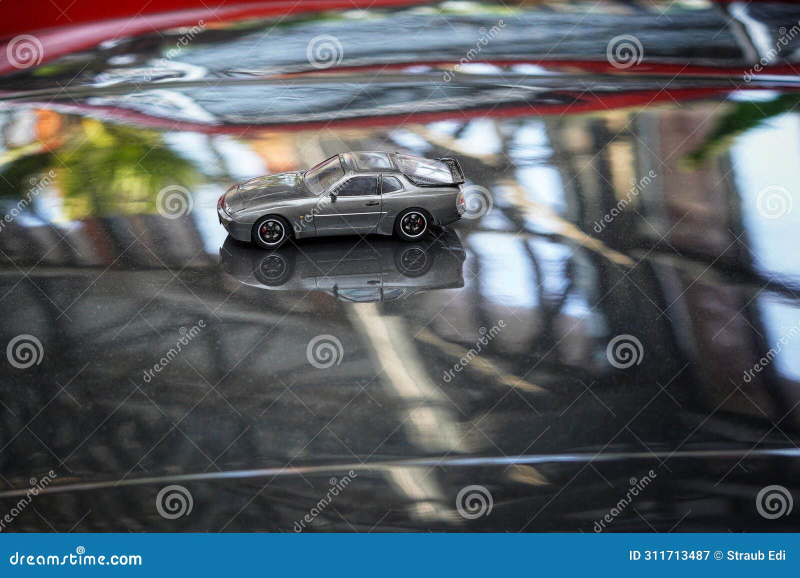 Model Porsche Boxster S. Rear View Editorial Photo | CartoonDealer.com ...