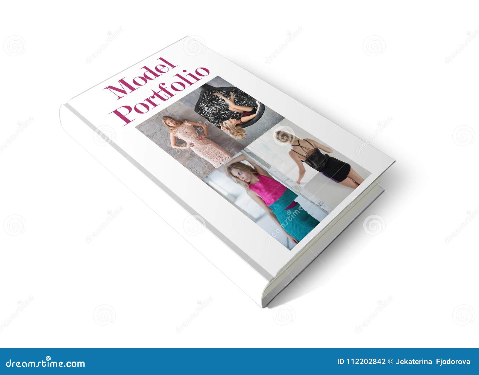 Model Portfolio Book editorial photography. Illustration of cover ...