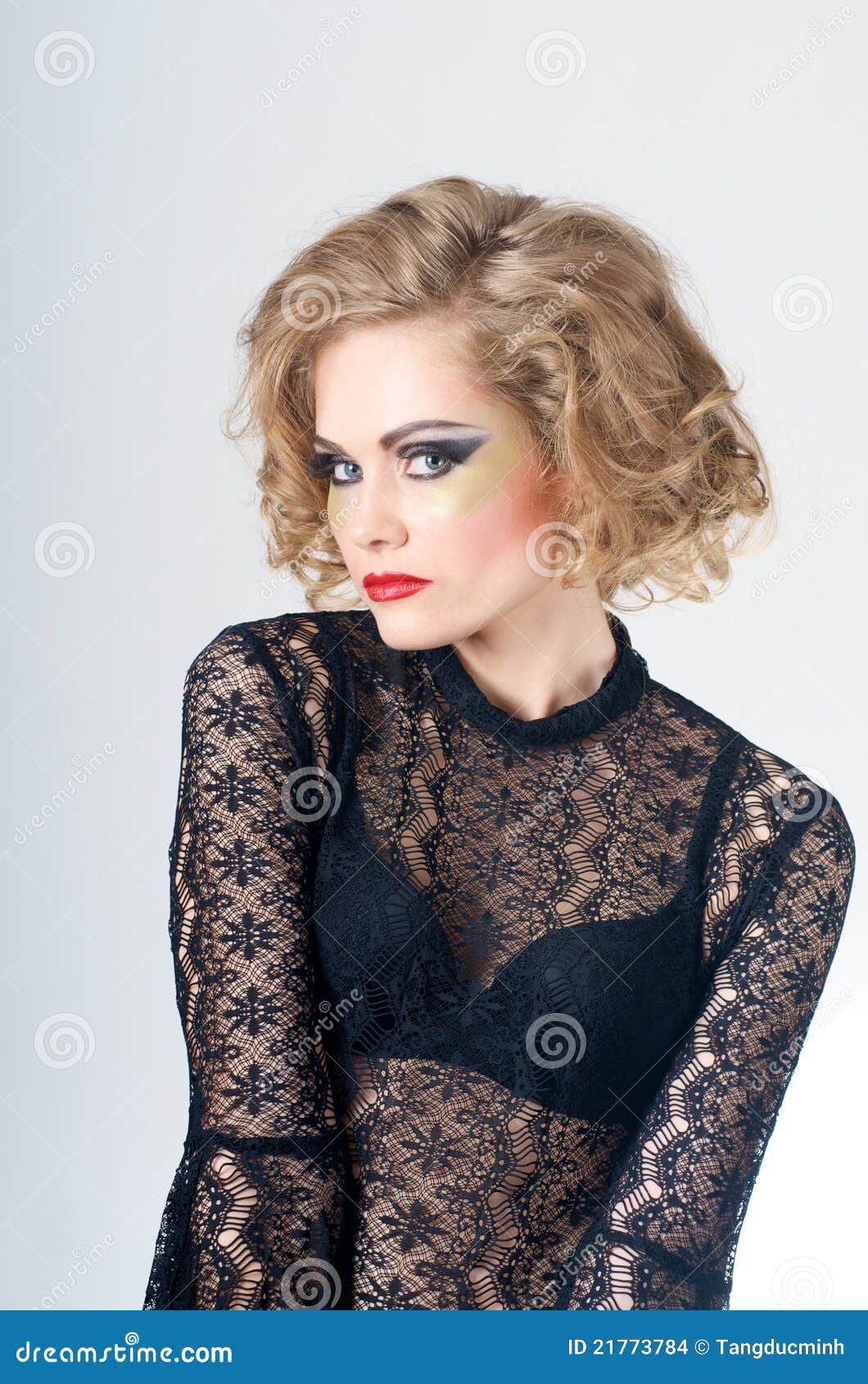 Model posing stock photo. Image of studio, woman, beautiful - 21773784