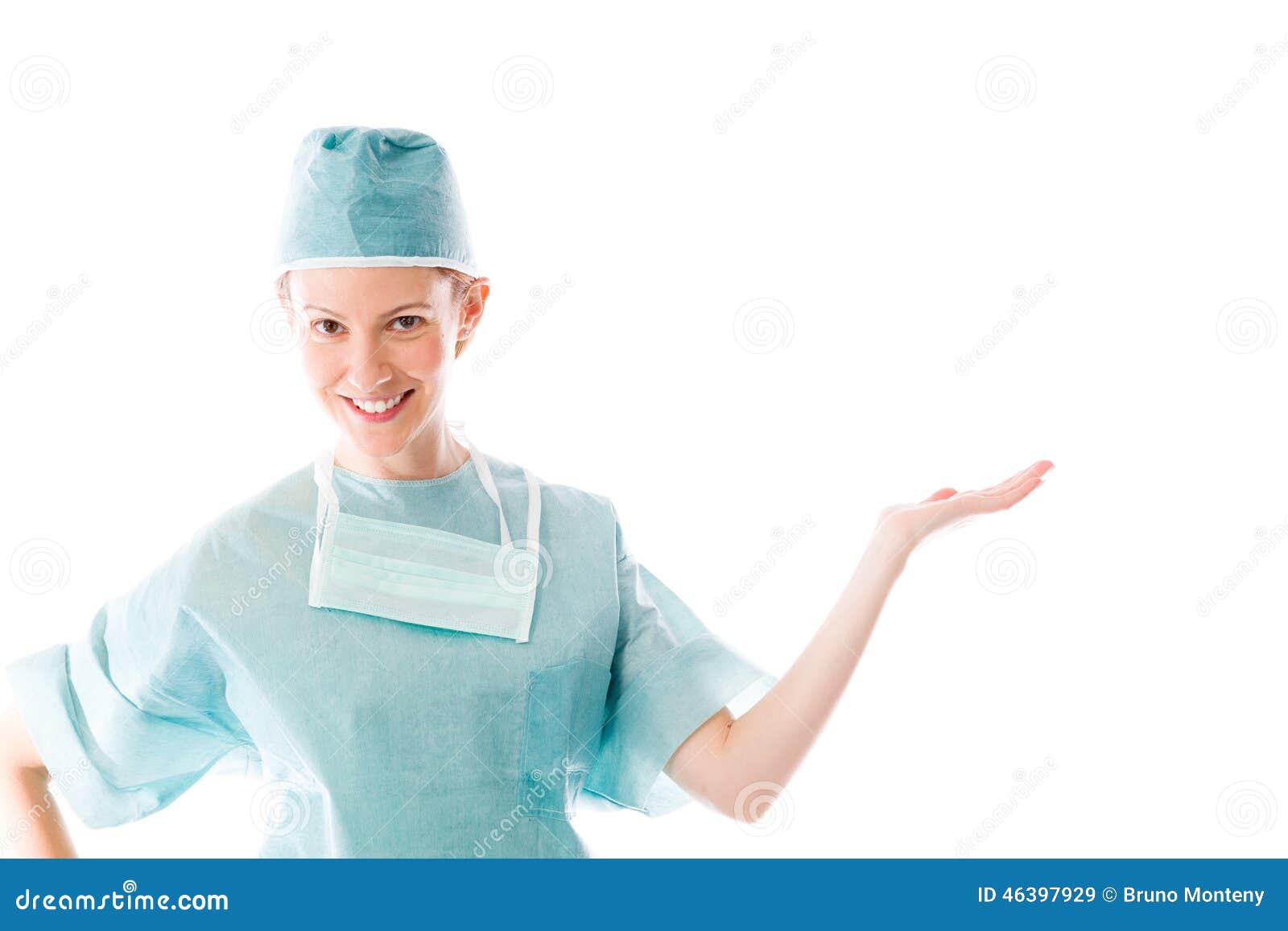 Model Presenting Showcasing with Hand Stock Image - Image of expertise ...