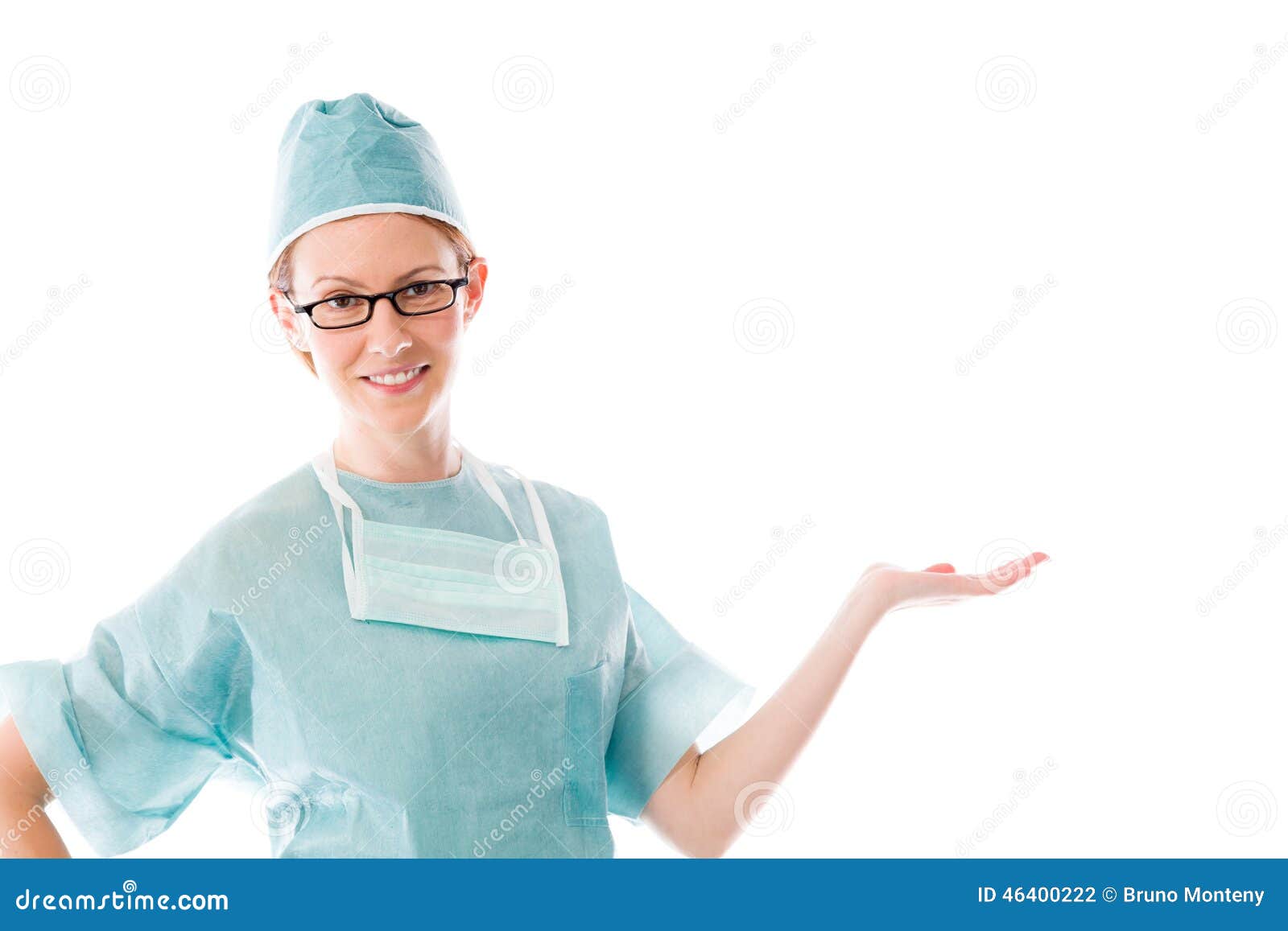 Model Presenting Showcasing with Hand Stock Photo - Image of ...