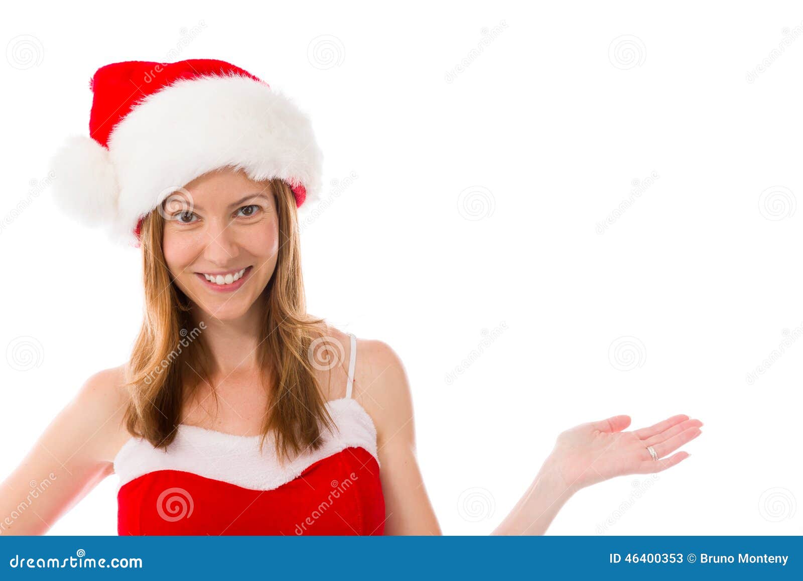 Model Presenting Showcasing with Hand Stock Image - Image of portrait ...