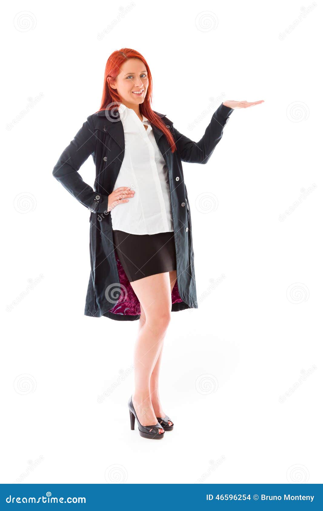 Model Presenting Showcasing with Hand Stock Photo - Image of ...