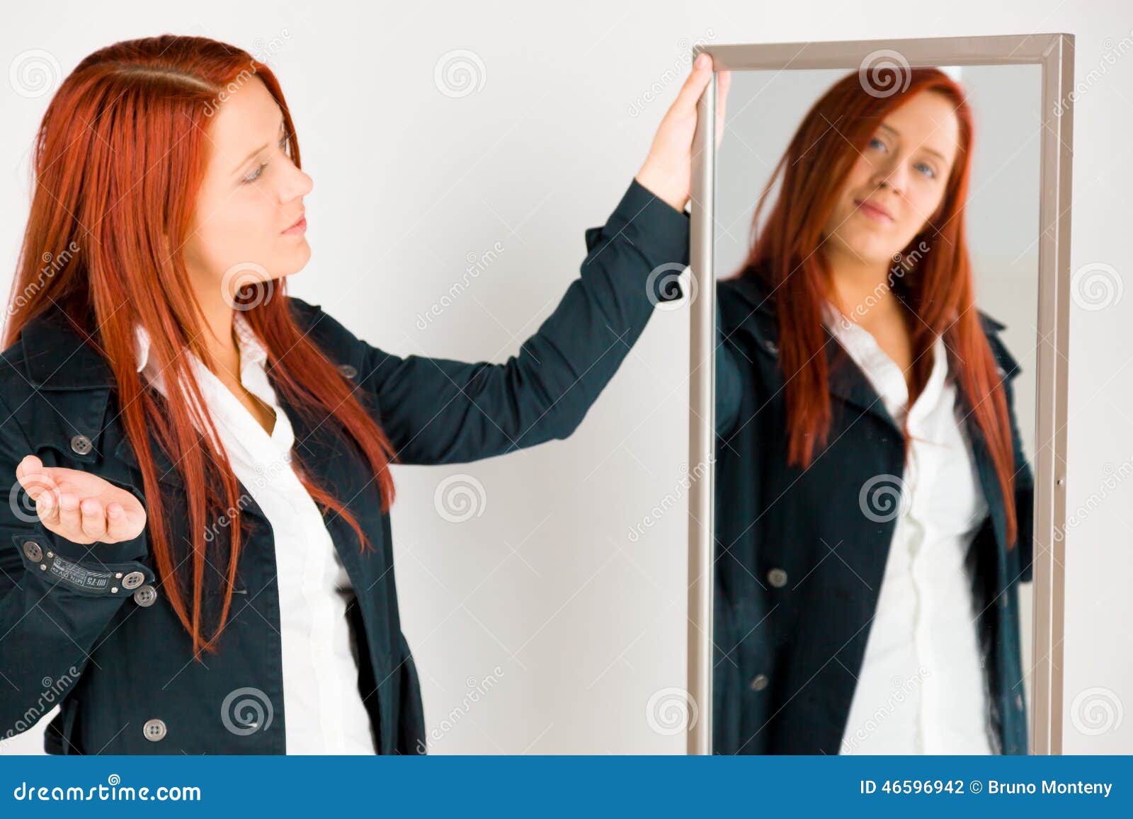 Model Presenting Showcasing with Hand Stock Photo - Image of presenting ...