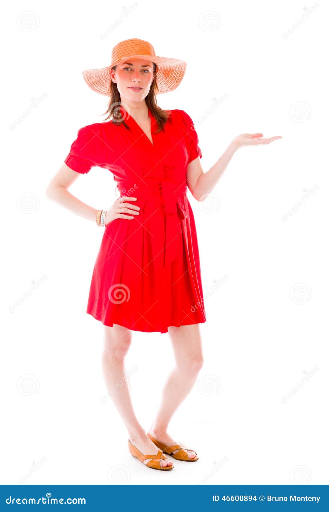 Model Presenting Showcasing with Hand Stock Photo - Image of show ...