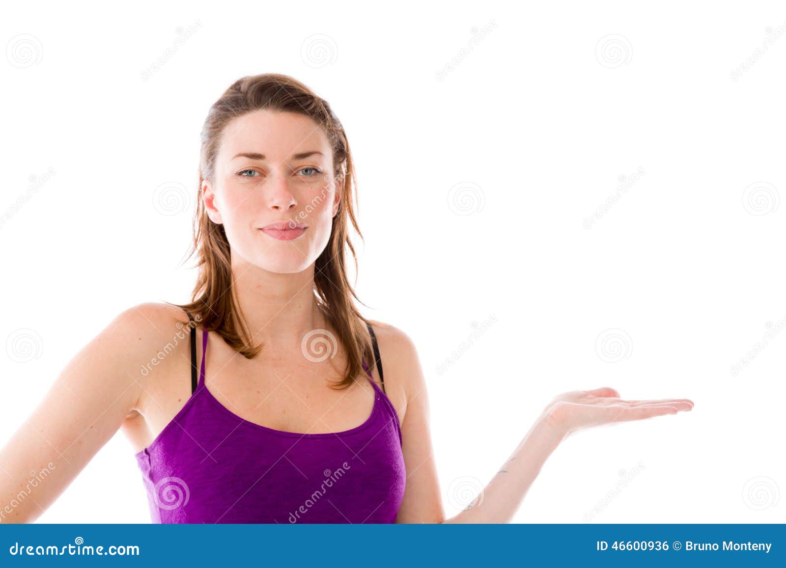 Model Presenting Showcasing with Hand Stock Photo - Image of ...