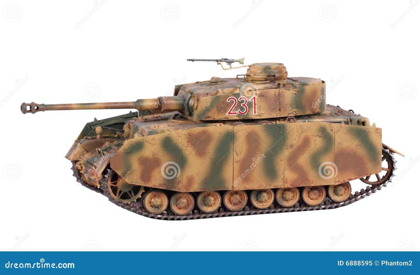 Model Of Pz-IV Tank Picture. Image: 6888595
