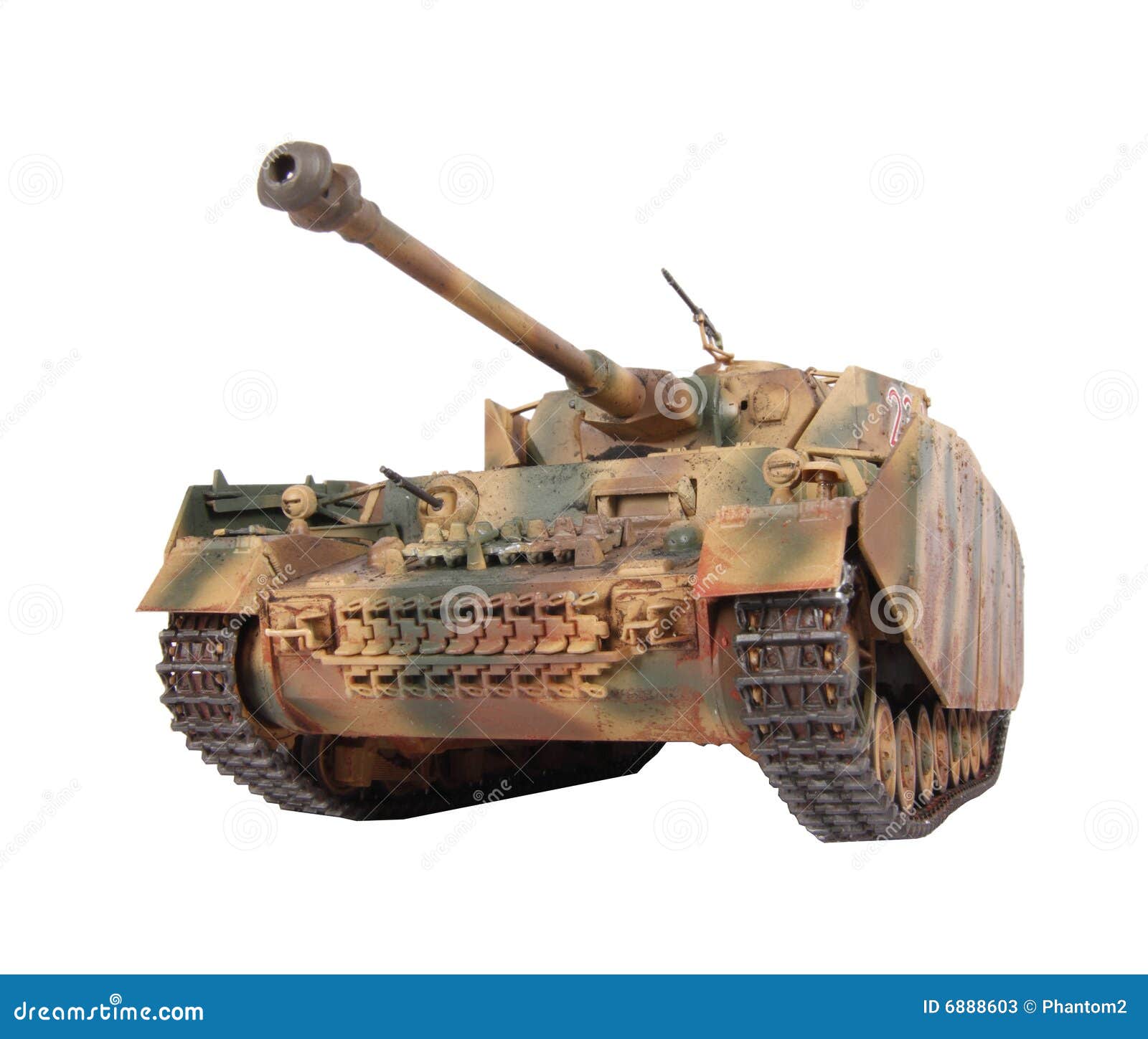Model of Pz-IV tank stock image. Image of attack, model - 6888603