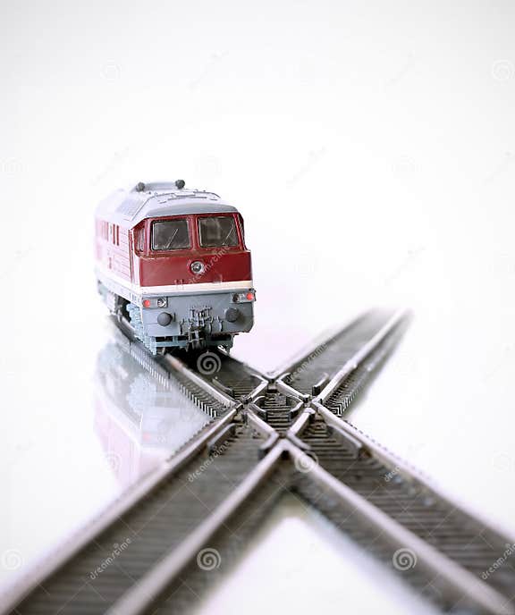 Model railway (Front View) stock image. Image of train - 18766663