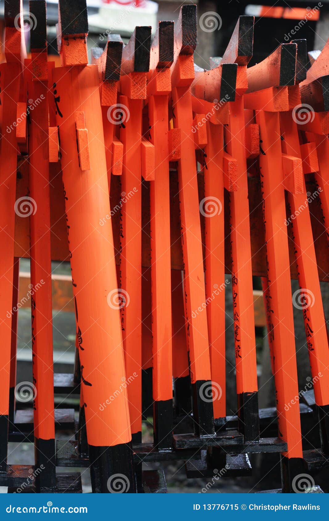 Model of Red Japanese Gates Stock Image - Image of heritage, holy: 13776715