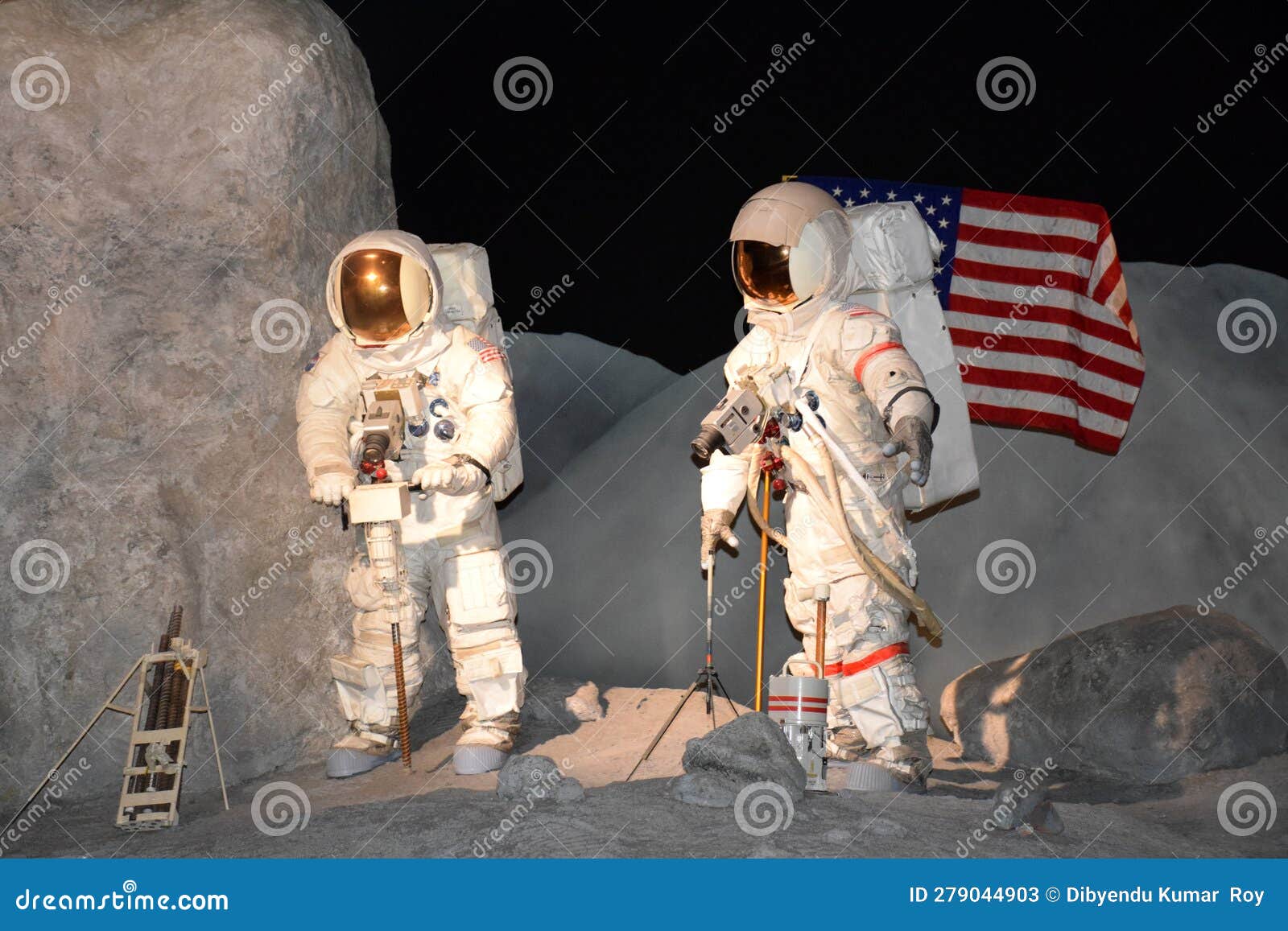 A Model Representing American Astronauts in Moon Editorial Stock Photo ...