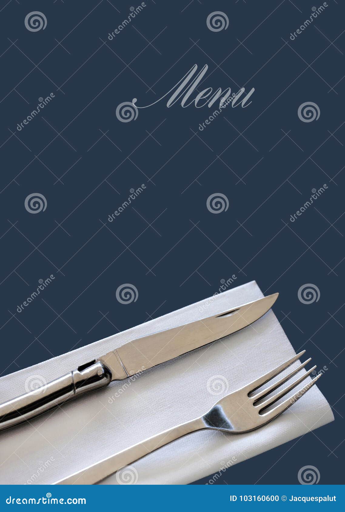 Model of restaurant menu stock illustration. Illustration of knife ...