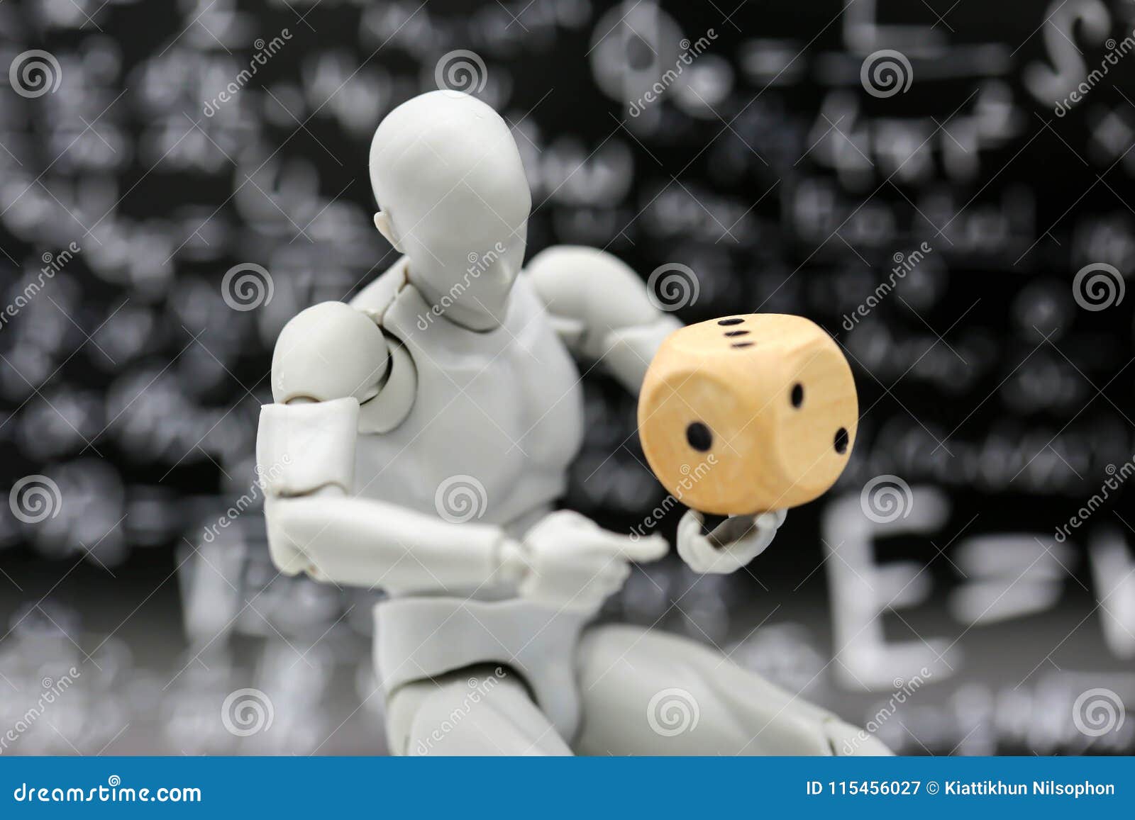 Model Robot with Pen and Ruler. Stock Image - Image of copy, education ...