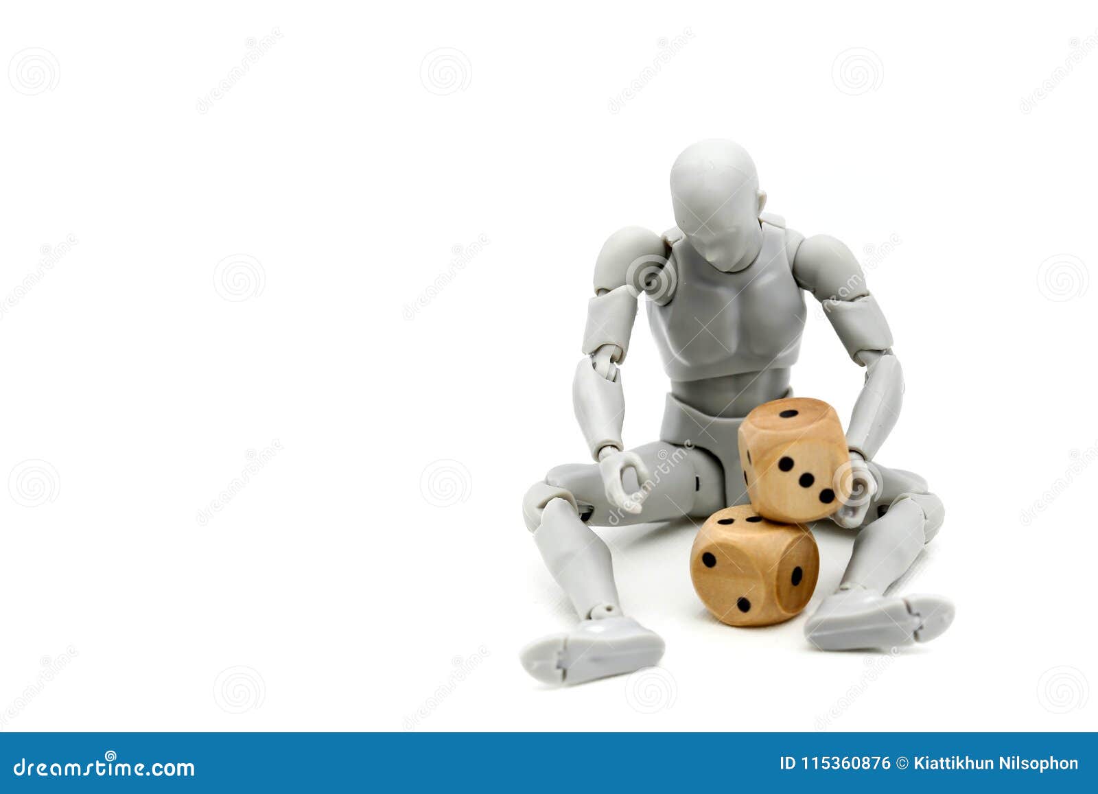 Model Robot Playing a Dice. Stock Photo - Image of children, westerner ...