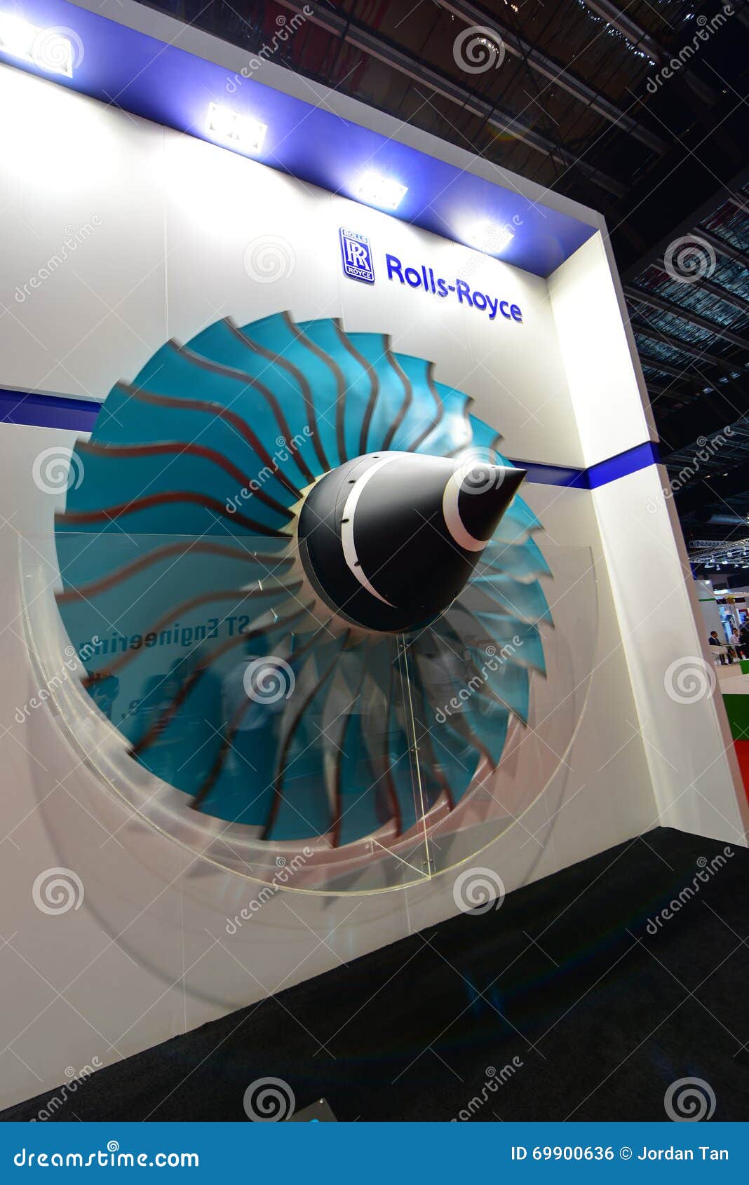 Model Rolls Royce Jet Engine Display Singapore Airshow Stock Photos ...