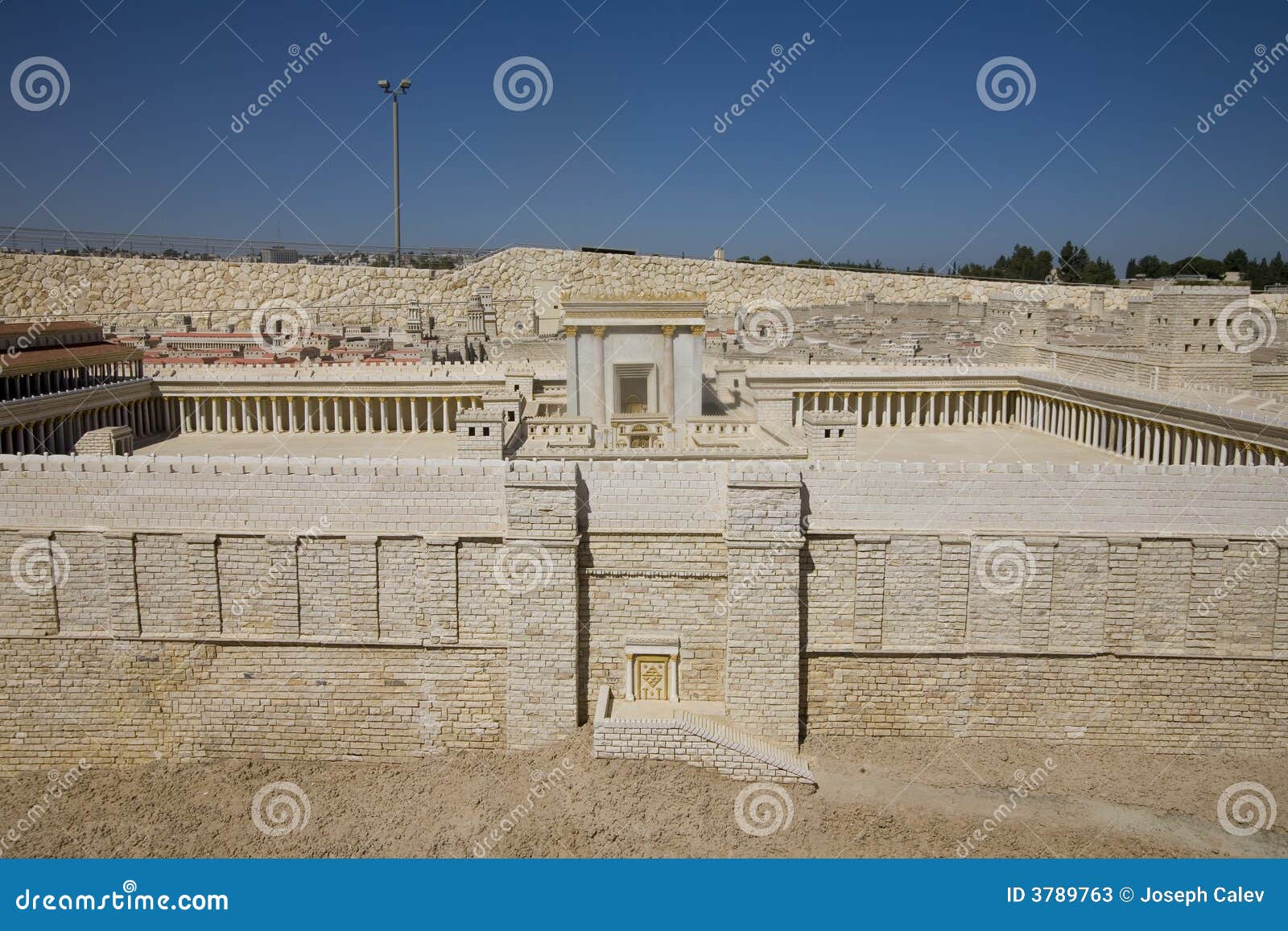 Second Temple. Ancient Jerusalem Royalty-Free Stock Photography ...