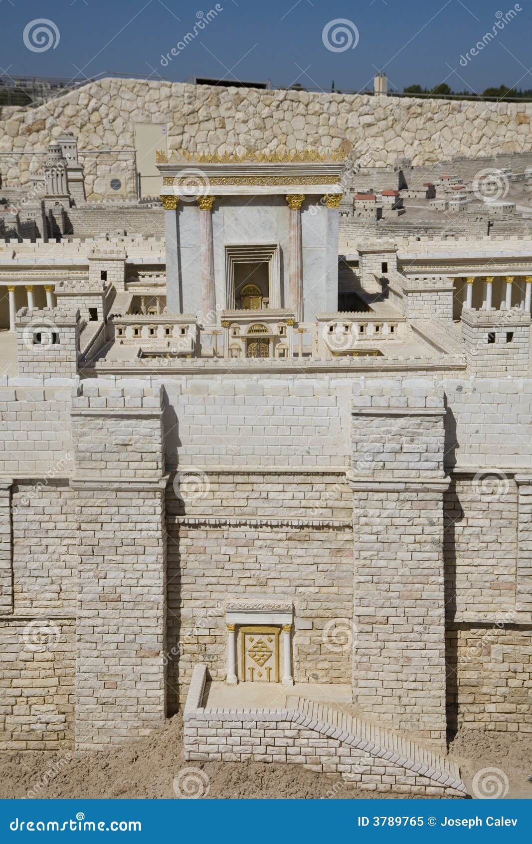 Second Temple. Ancient Jerusalem Royalty-Free Stock Photography ...