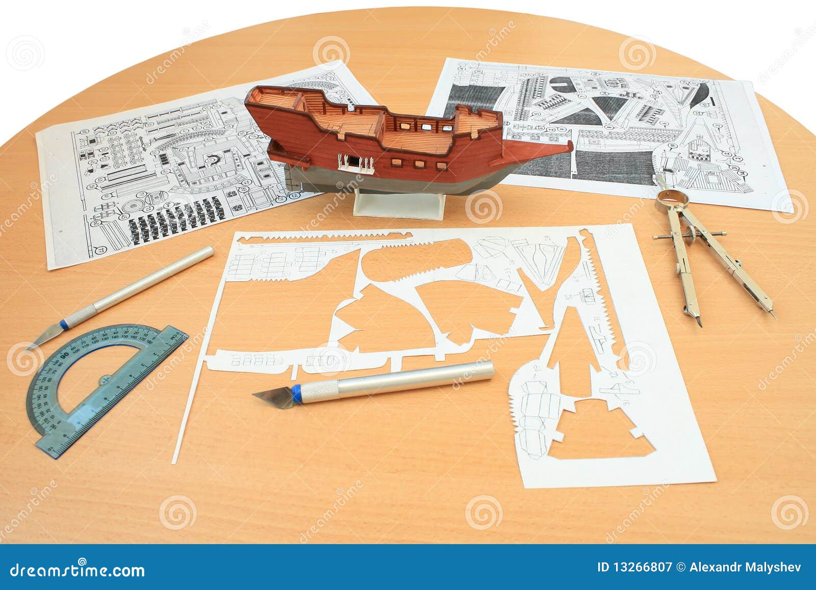 Model ship. stock image. Image of activity, object, boat - 13266807