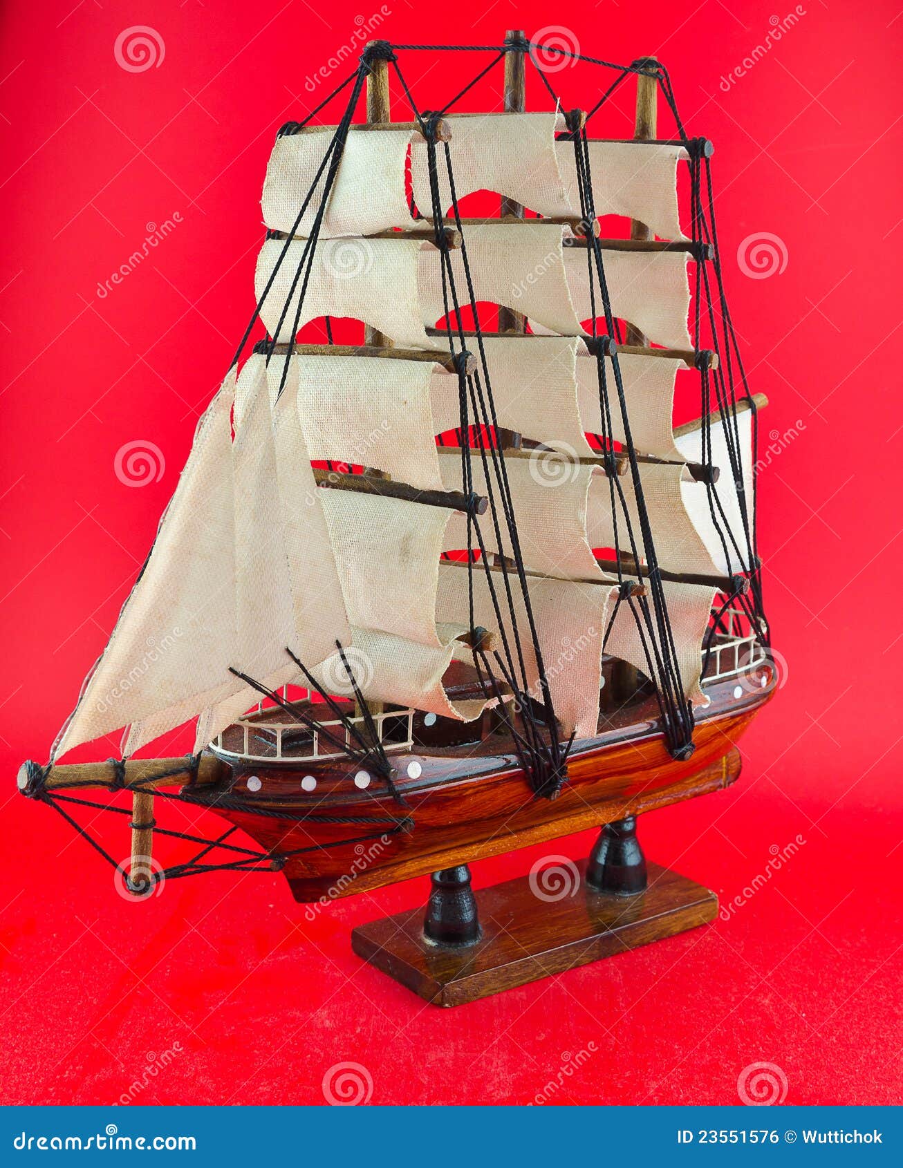 Model ship stock photo. Image of boat, miniature, mock - 23551576