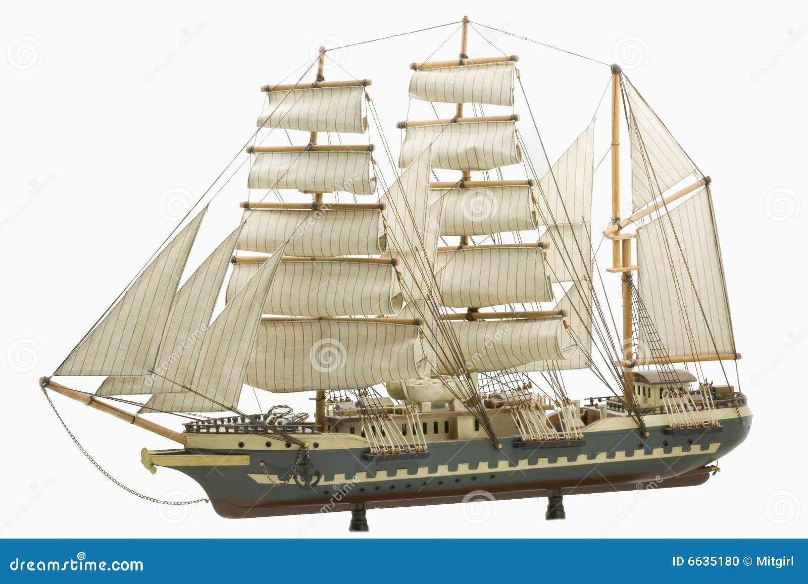 Model of a Ship stock photo. Image of design, sails, vessel - 6635180