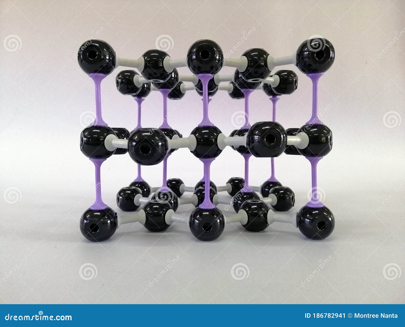 Structure Of Graphite Model
