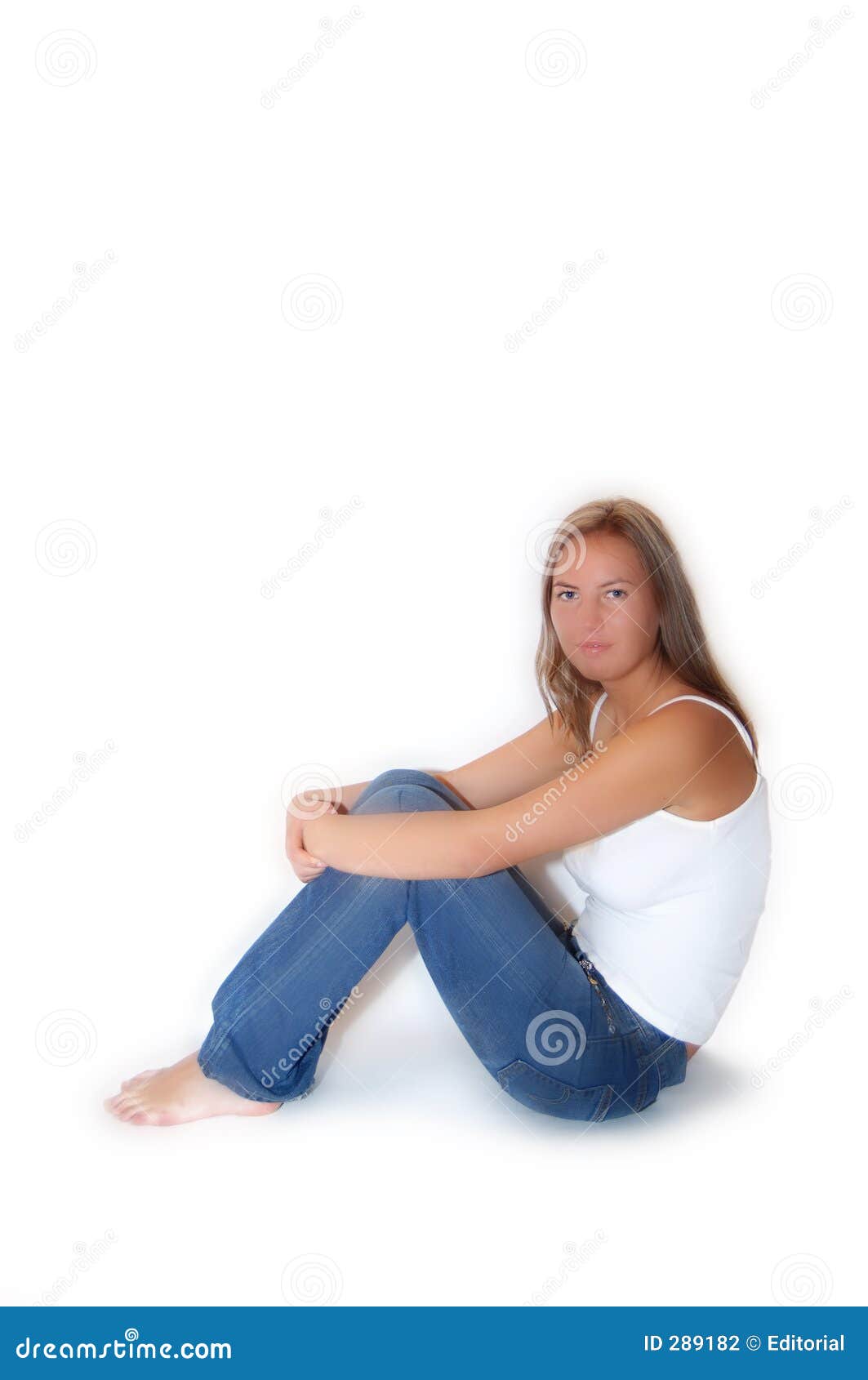 Model sitting stock photo. Image of fashion, face, cute - 289182