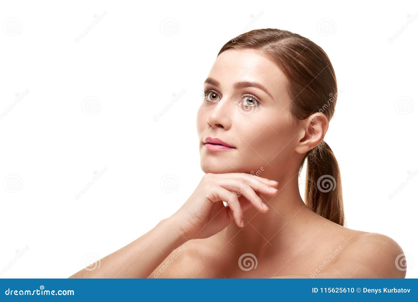 Model with soft skin stock photo. Image of fresh, complexion - 115625610