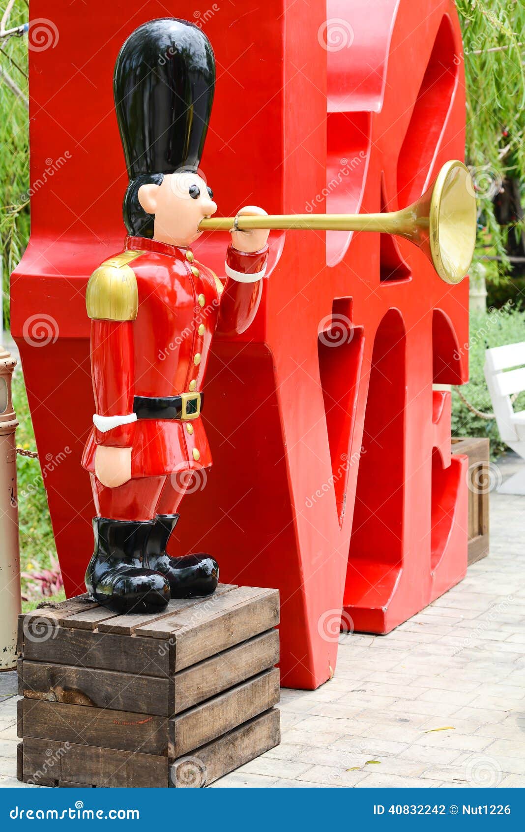 A model of soldier toy stock photo. Image of nutcracker - 40832242