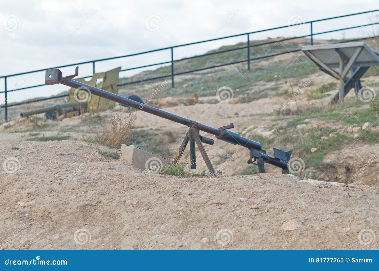 Model of Soviet Anti-tank Rifles Stock Photo - Image of tube, conflict ...