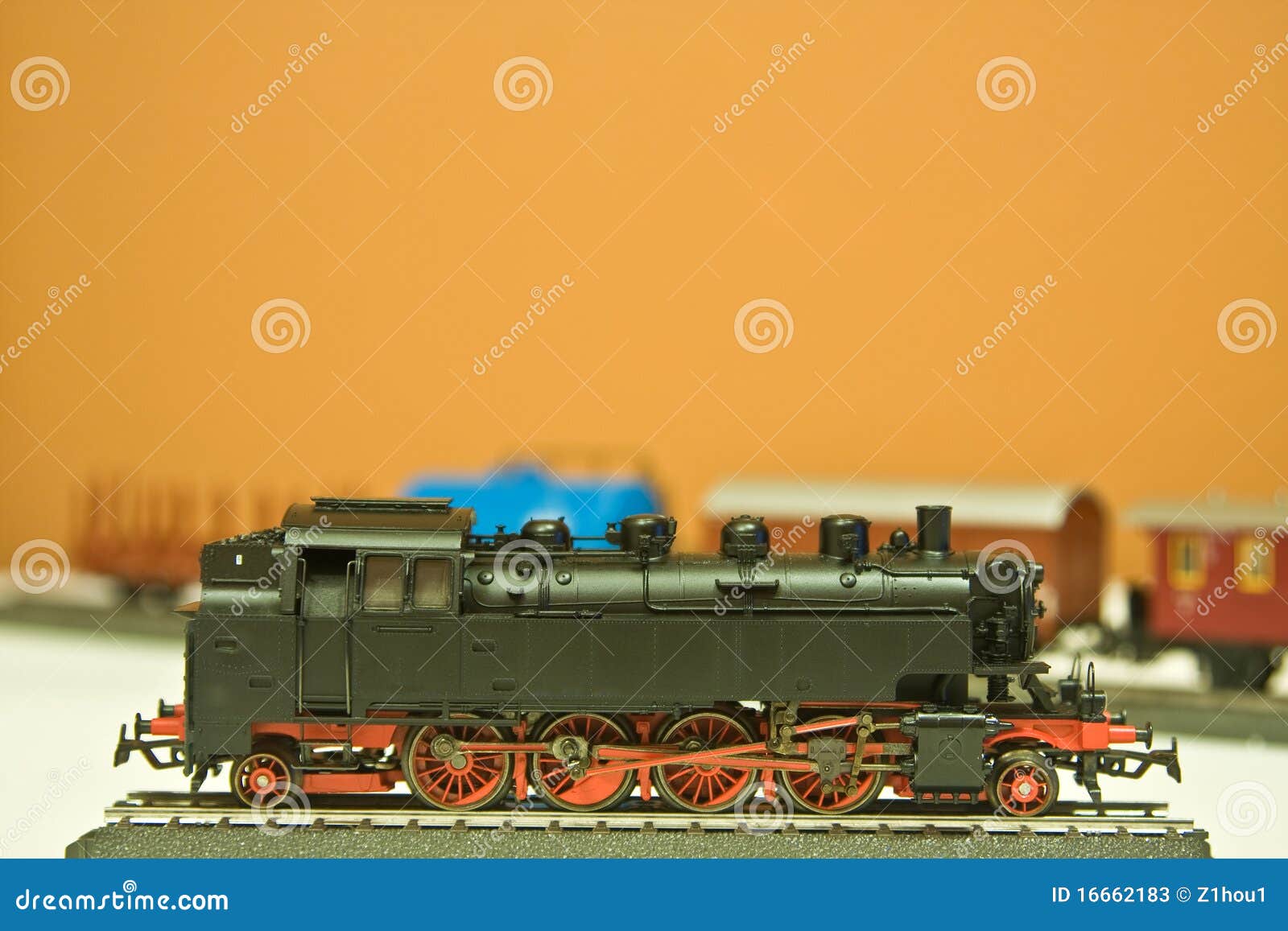 Model Steam Locomotive stock image. Image of configuration - 16662183