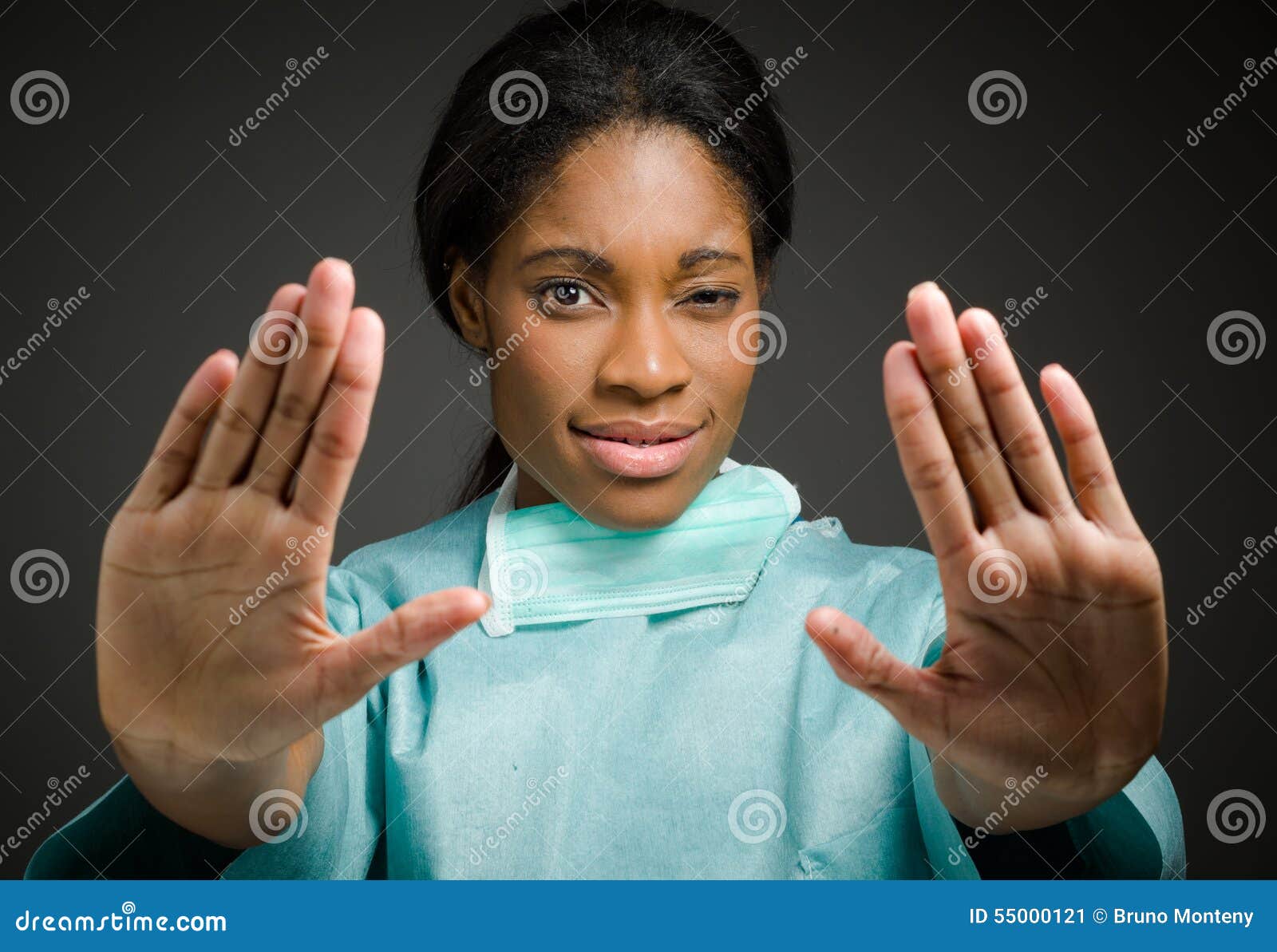 Model stop sign with hand stock image. Image of black - 55000121