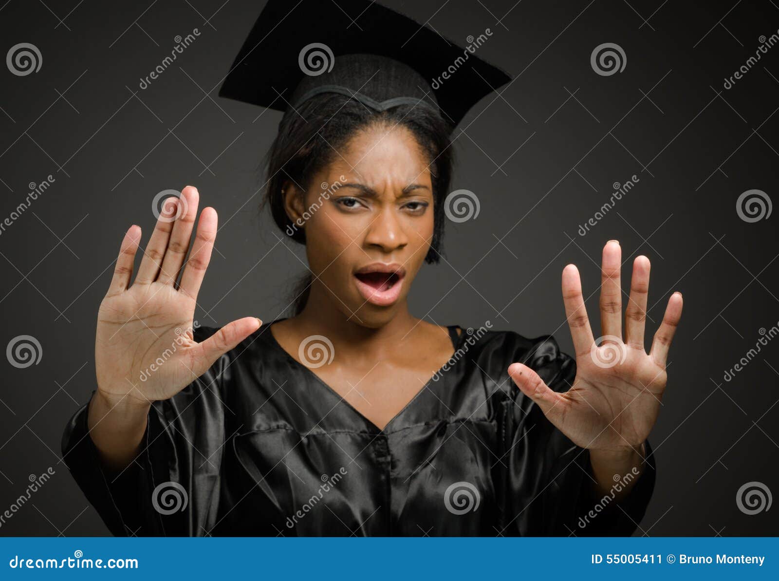 Model stop sign with hand stock image. Image of halt - 55005411