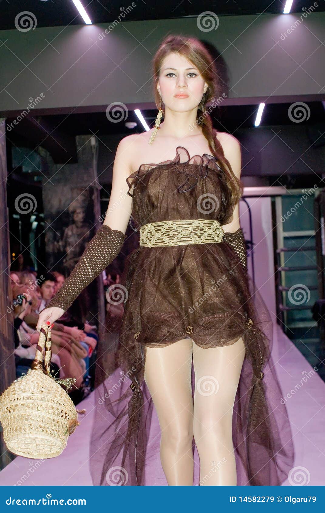 Model on a Student S Fashion Parade Editorial Stock Image - Image of ...