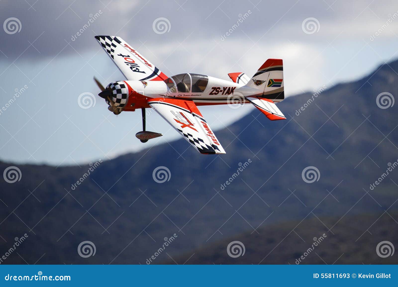 A model stunt plane editorial stock photo. Image of aerial - 55811693