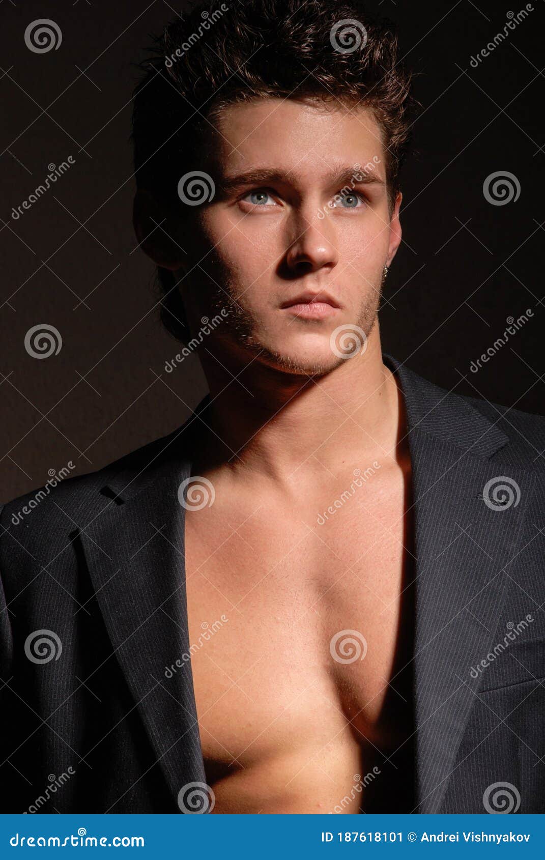 Model in suite stock image. Image of pretty, modeling - 187618101