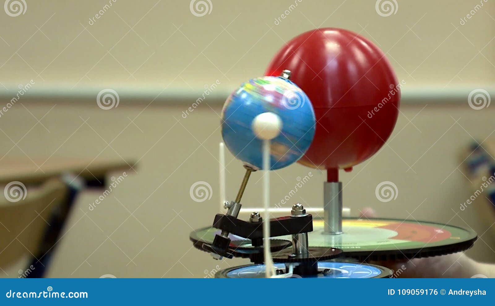 Model the Sun,earth and Moon. Stock Footage - Video of solar, global ...