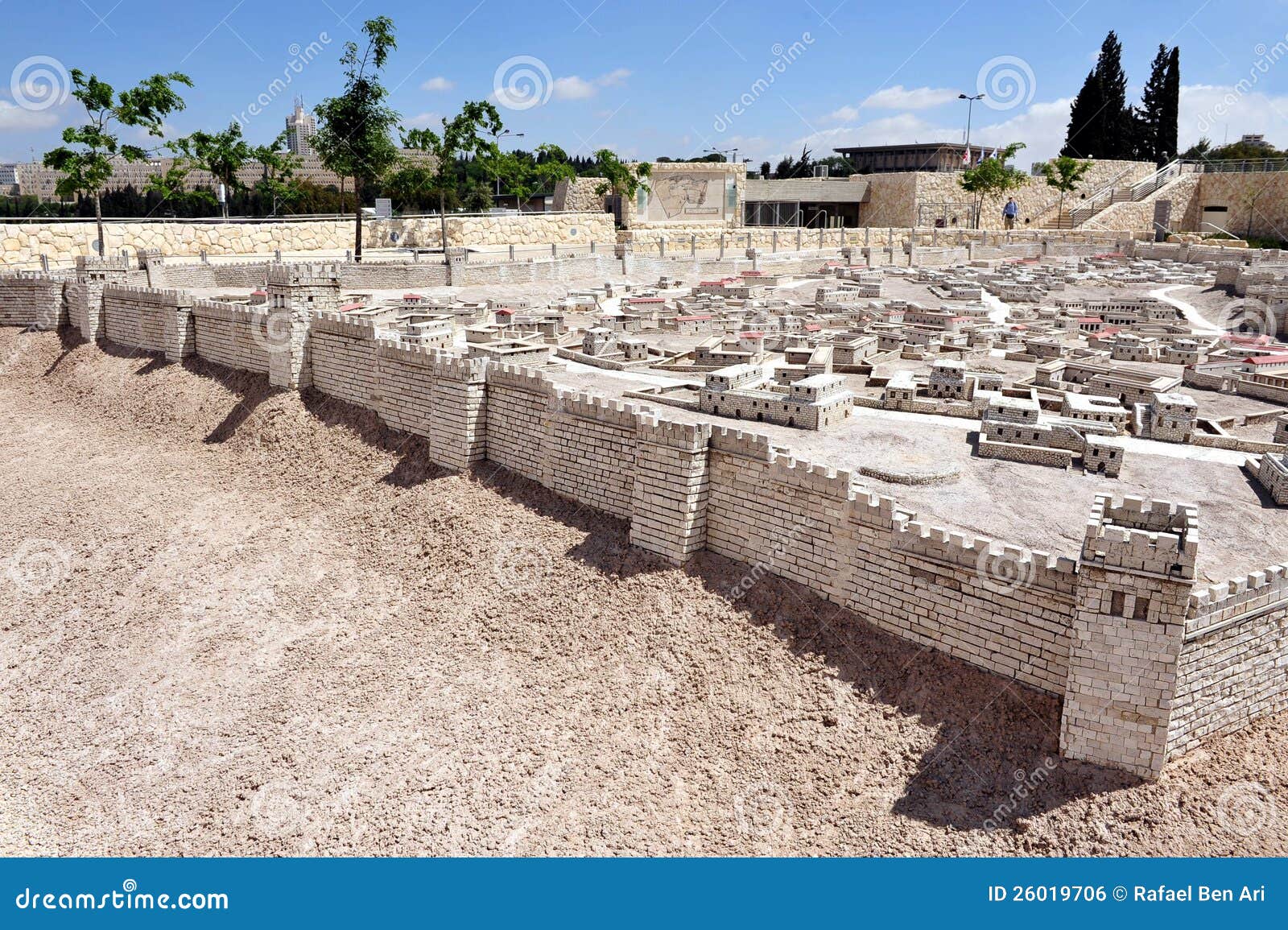 Model of Temple Mount in Israel Museum Jerusalem Editorial Photo ...