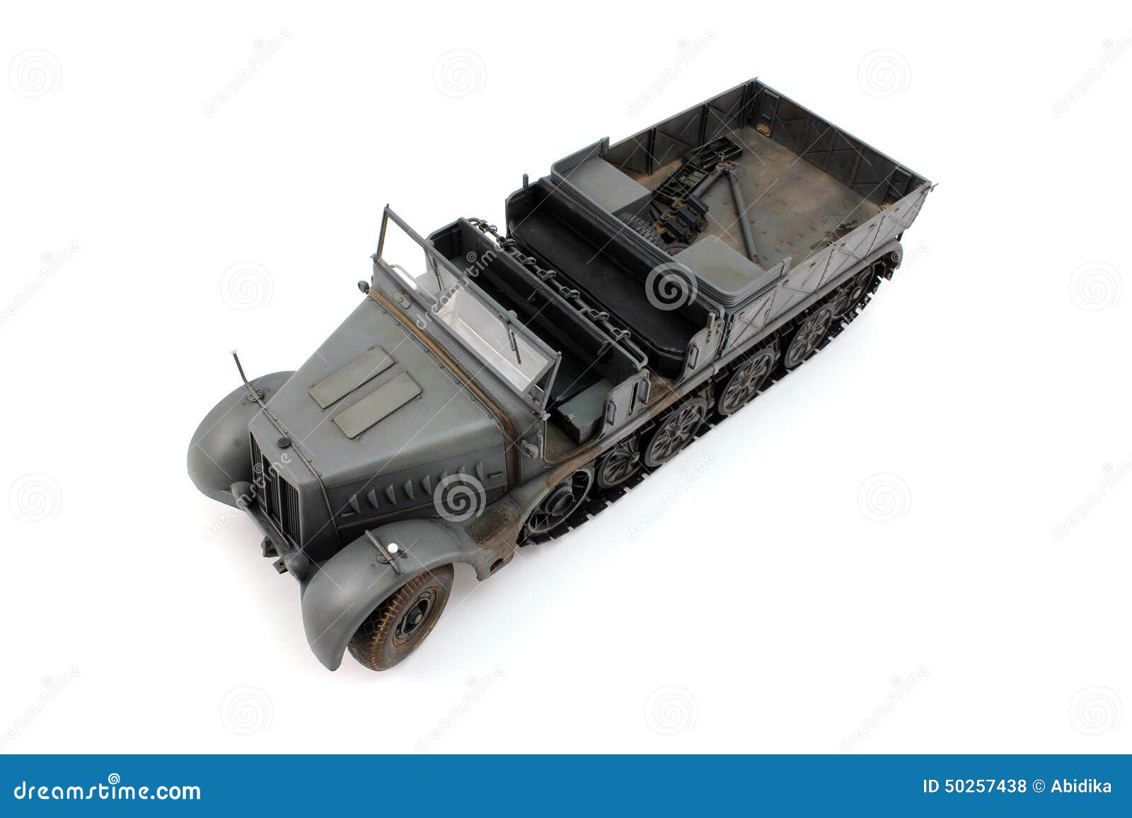 Model 18 Ton Half-track German Stock Photo - Image of forces, painted ...