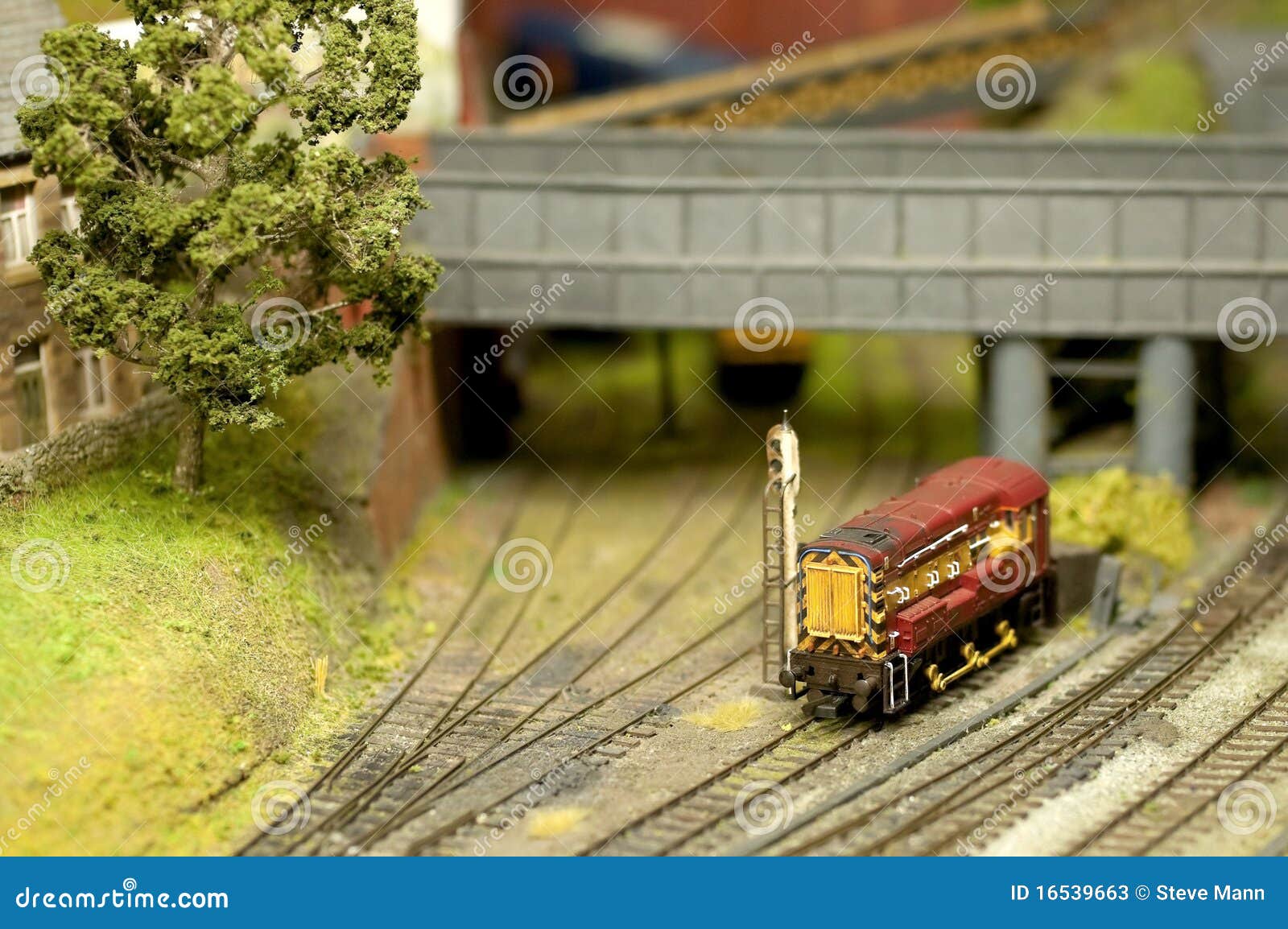 Model train stock image. Image of railroad, model, transportation ...