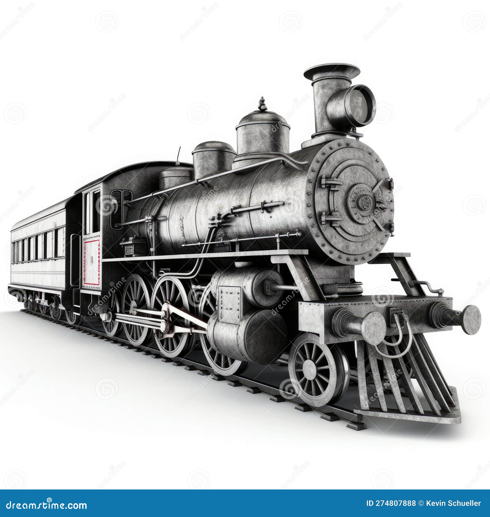 Model Train Isolated on a Transparent Background Stock Photo - Image of ...
