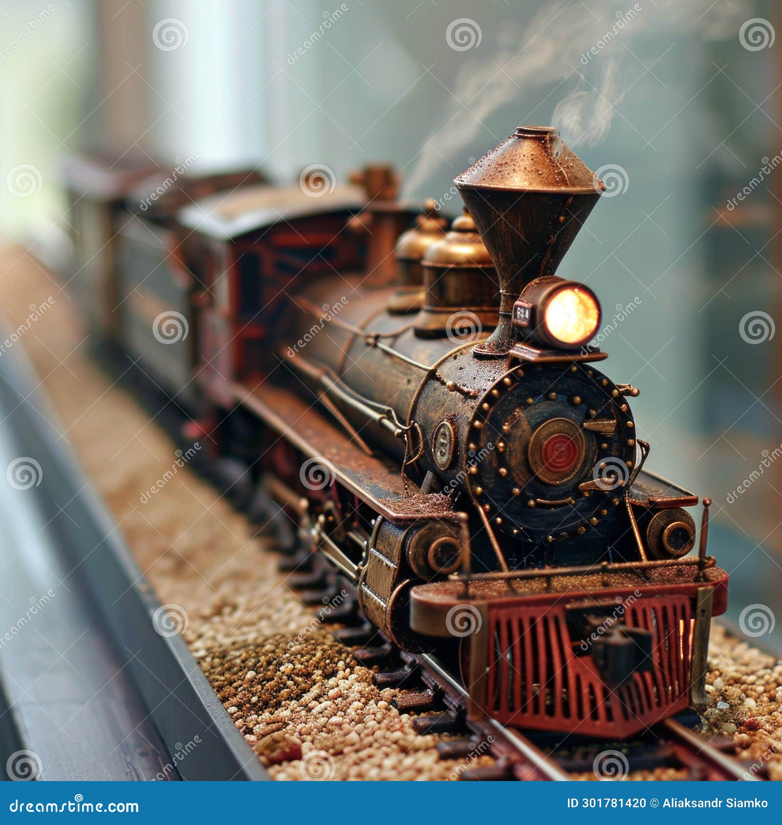 Replica Train Displayed At Museum Royalty-Free Stock Photo ...