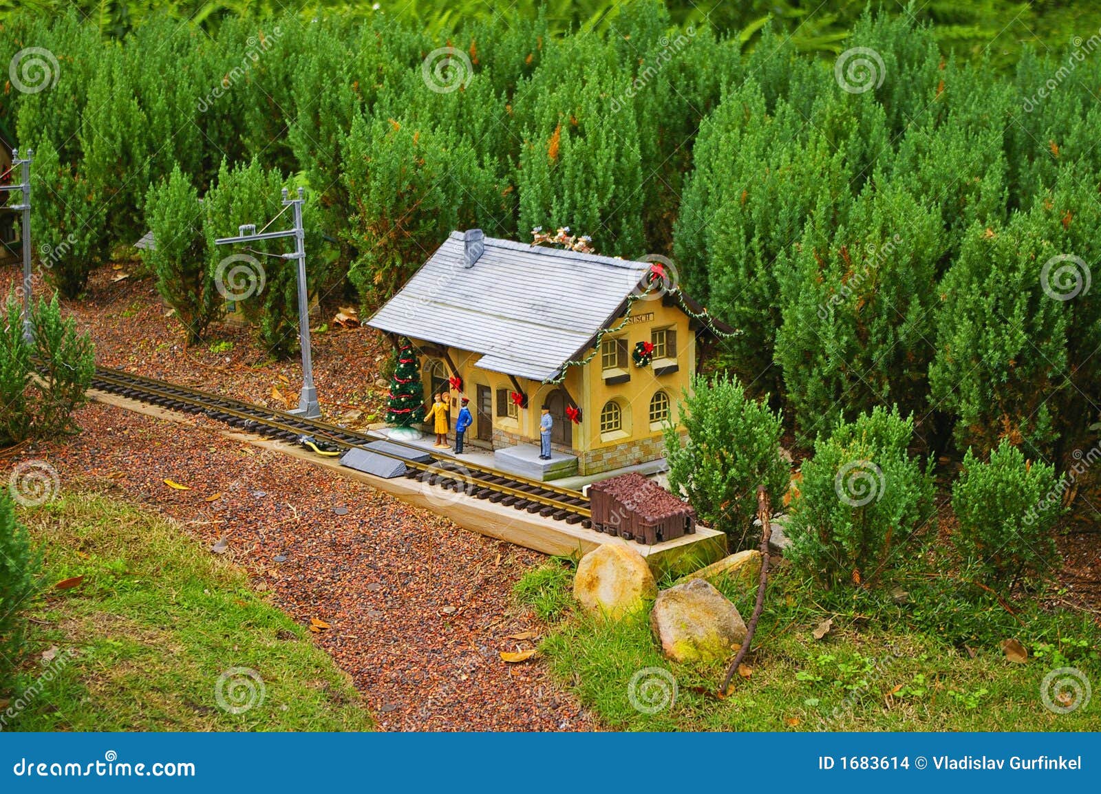 Model Of Train Station Picture. Image: 1683614