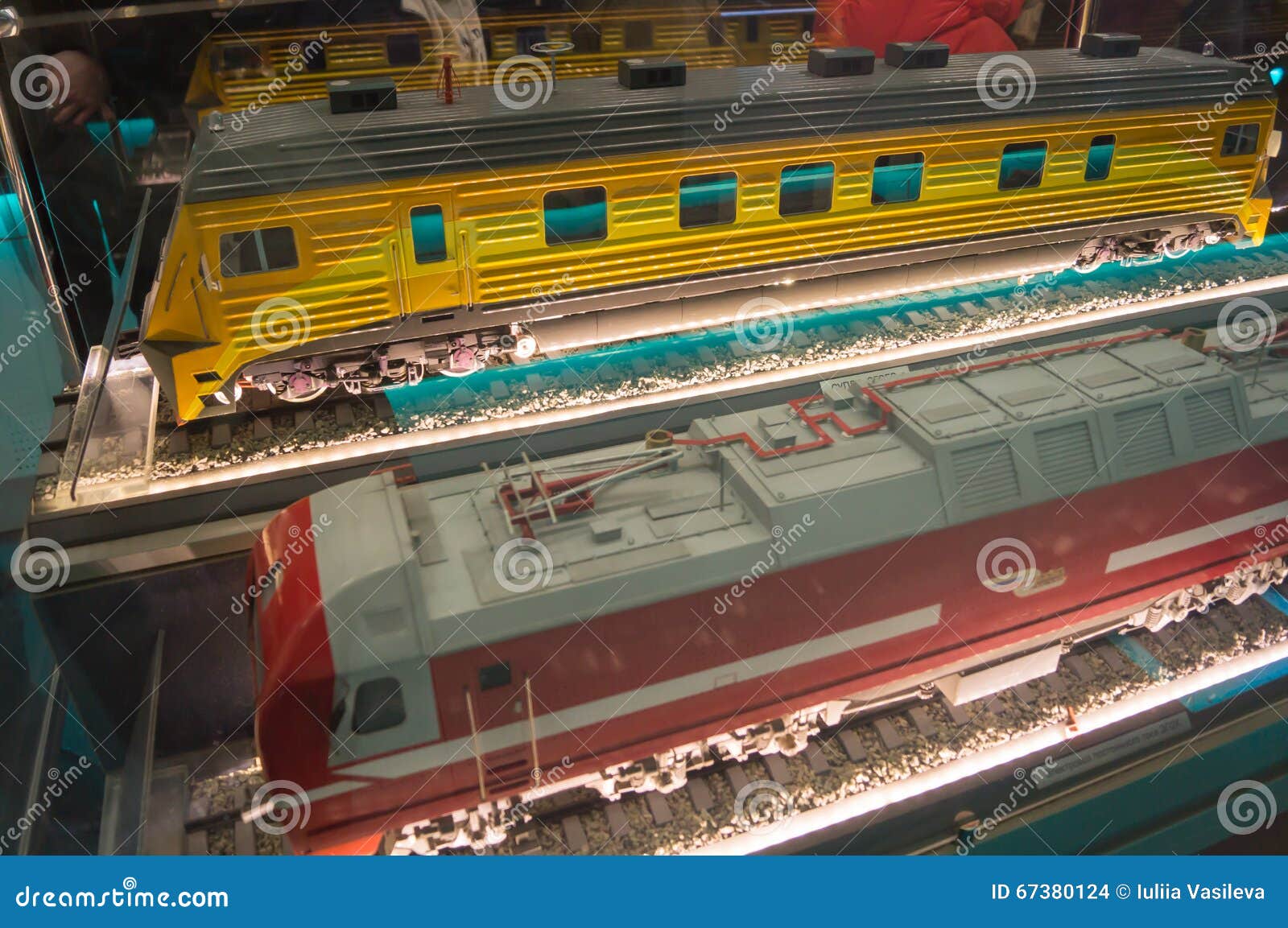 Model trains editorial stock image. Image of maket, transportation ...