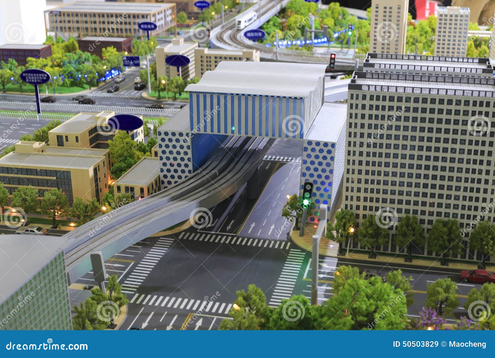 The Model of Urban Mass Transit Editorial Stock Image - Image of ...